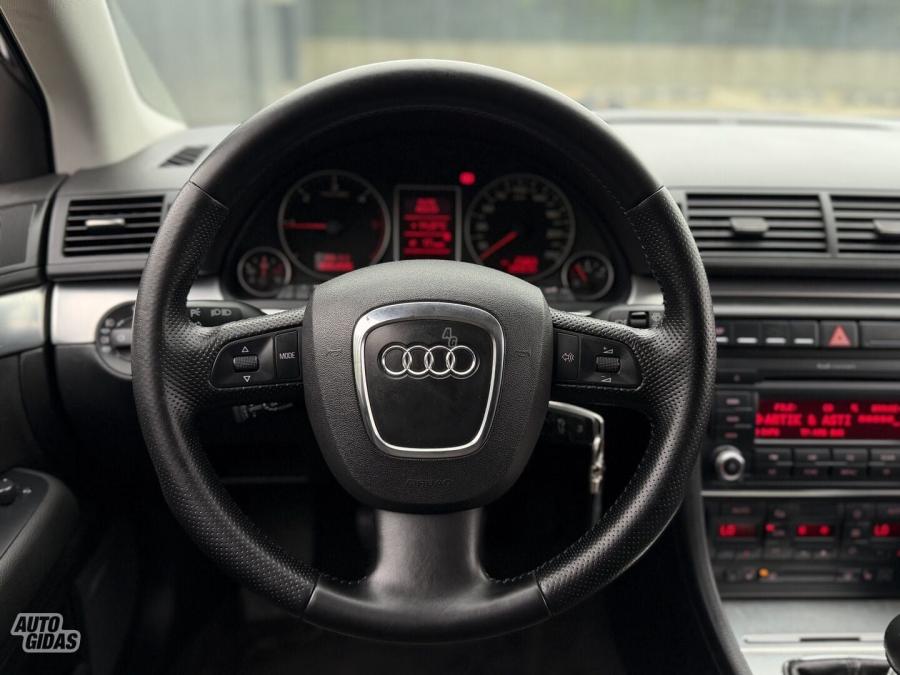 Grey Audi A4 2007 in Vilnius, with an engine capacity of 2.00 L and mileage of 301 thousand km for 2750 €, photo 16 on AUTOMOTO.COM.LV