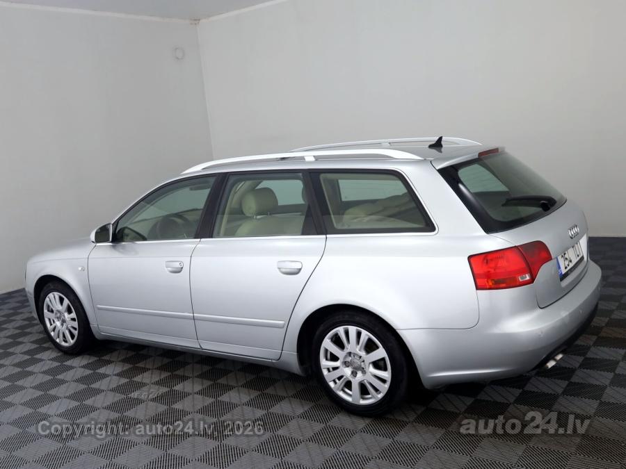 Grey Audi A4 2007 in Tallinn, with an engine capacity of 2.00 L and mileage of 369 thousand km for 1299 €, photo 5 on AUTOMOTO.COM.LV