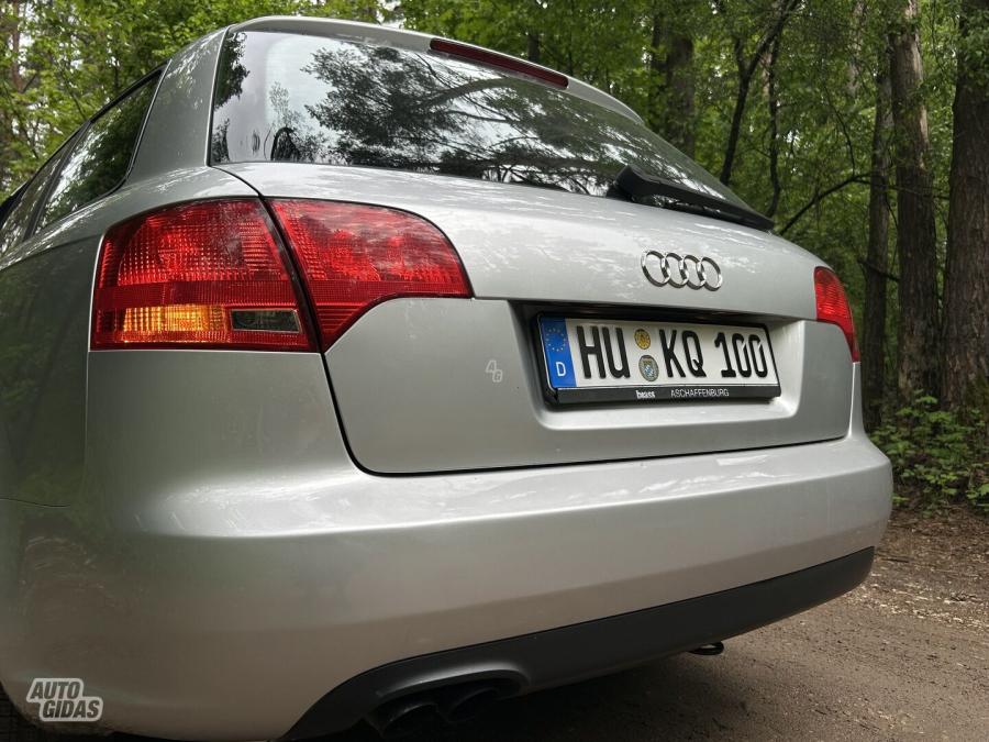Pelēks Audi A4 2007 Kauņa, ar dzinēja tilpumu 2.00 L un nobraukumu 278 tūkst. km par 2850 €, foto 14 vietnē AUTOMOTO.COM.LV
