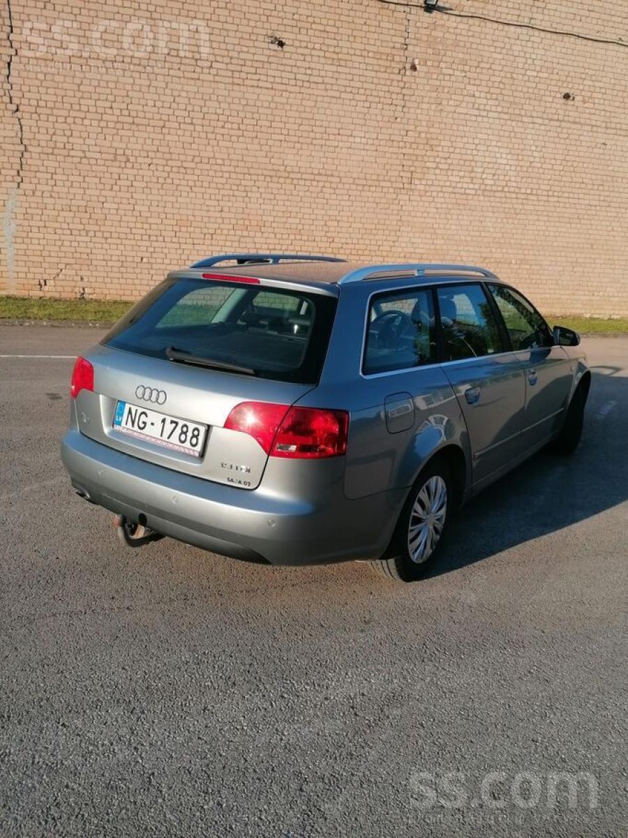 Grey Audi A4 2007 in Preili, with an engine capacity of 1.90 L and mileage of 287 thousand km for 2400 €, photo 3 on AUTOMOTO.COM.LV