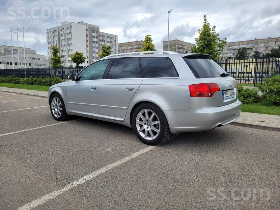 Grey Audi A4 2007 in Riga, with an engine capacity of 2.00 L and mileage of 315 thousand km for 3850 €, photo 8 on AUTOMOTO.COM.LV