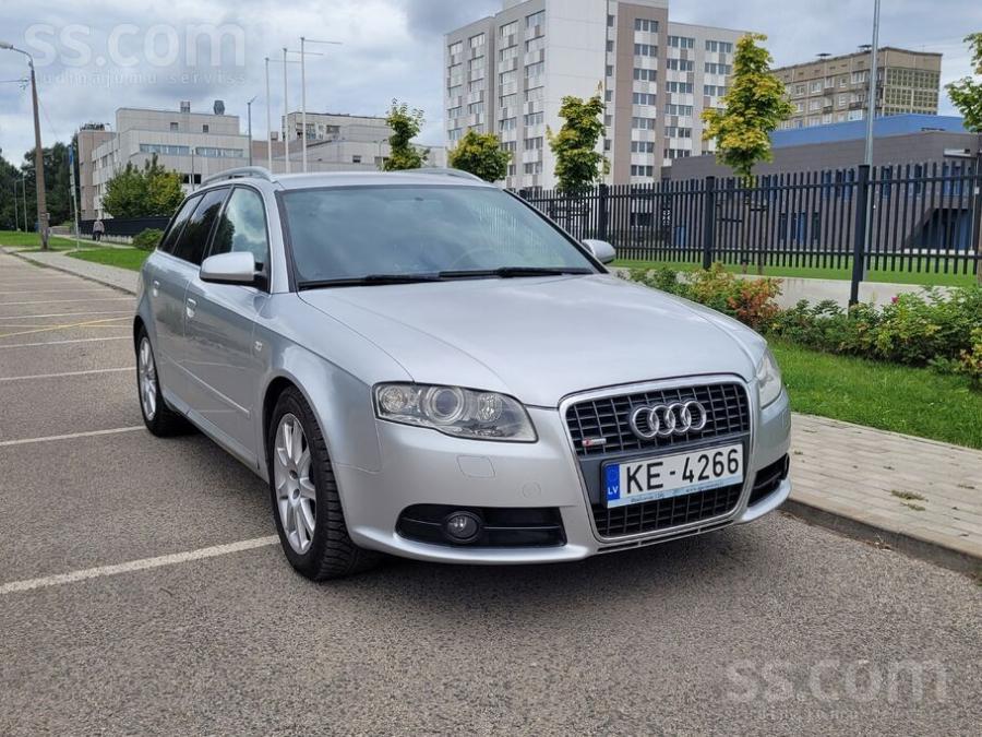 Grey Audi A4 2007 in Riga, with an engine capacity of 2.00 L and mileage of 315 thousand km for 3850 €, photo 12 on AUTOMOTO.COM.LV