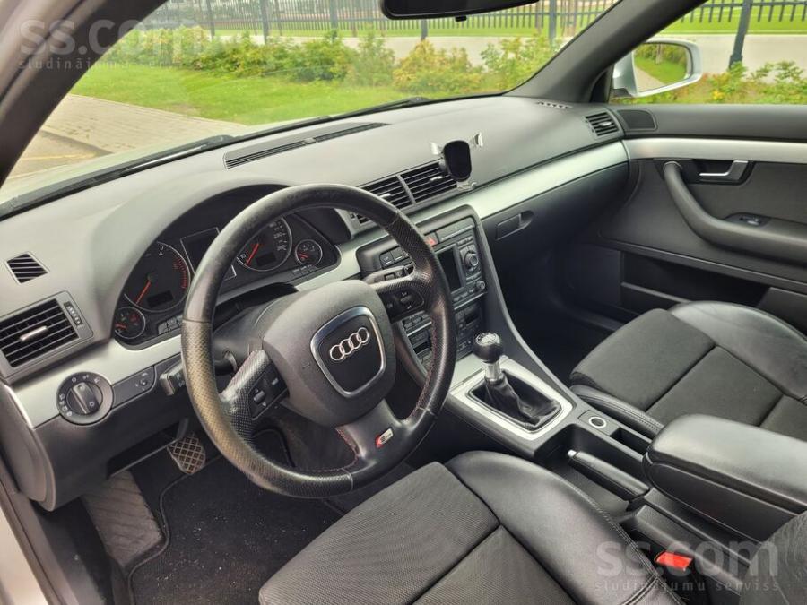 Grey Audi A4 2007 in Riga, with an engine capacity of 2.00 L and mileage of 315 thousand km for 3850 €, photo 14 on AUTOMOTO.COM.LV