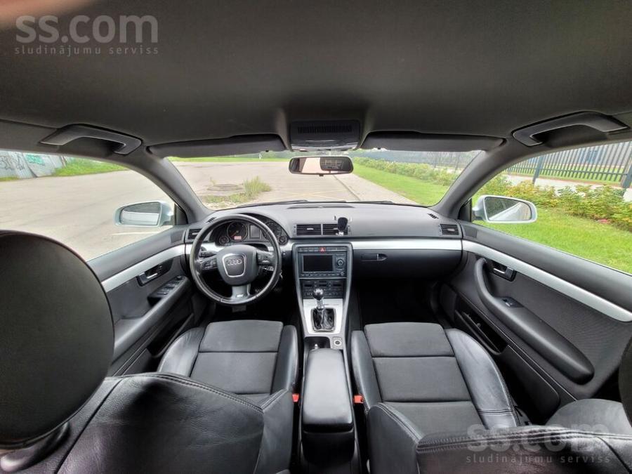 Grey Audi A4 2007 in Riga, with an engine capacity of 2.00 L and mileage of 315 thousand km for 3850 €, photo 20 on AUTOMOTO.COM.LV