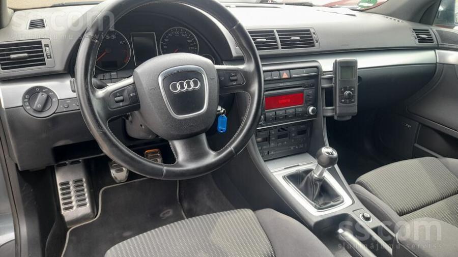 Pelēks Audi A4 2007 Rīga, ar dzinēja tilpumu 1.60 L un nobraukumu 279 tūkst. km par 3600 €, foto 23 vietnē AUTOMOTO.COM.LV