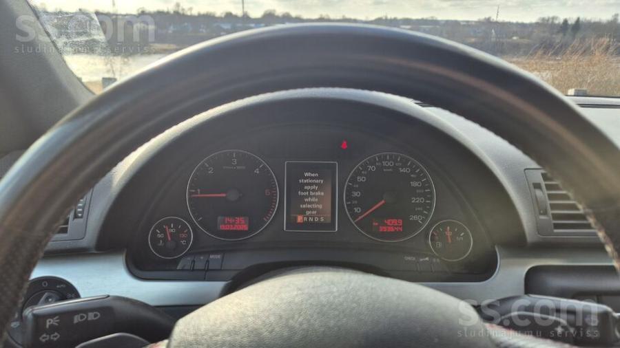 Pelēks Audi A4 2007 Kuldīga, ar dzinēja tilpumu 3.00 L un nobraukumu 394 tūkst. km par 2500 €, foto 7 vietnē AUTOMOTO.COM.LV
