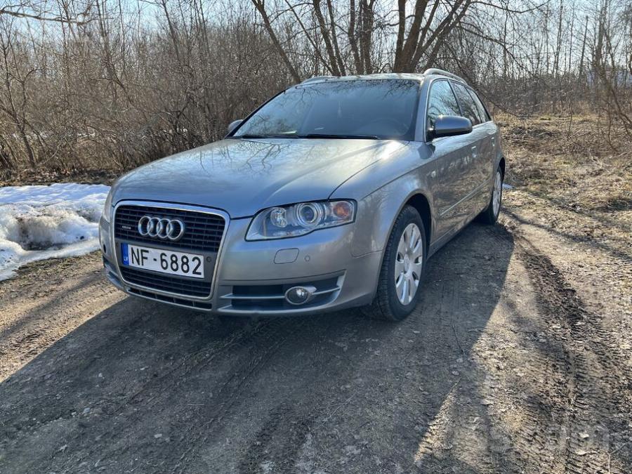 Pelēks Audi A4 2007 Daugavpils, ar dzinēja tilpumu 2.00 L un nobraukumu 267 tūkst. km par 4000 €, foto 3 vietnē AUTOMOTO.COM.LV