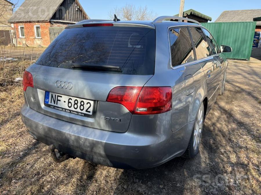 Pelēks Audi A4 2007 Daugavpils, ar dzinēja tilpumu 2.00 L un nobraukumu 267 tūkst. km par 4000 €, foto 4 vietnē AUTOMOTO.COM.LV