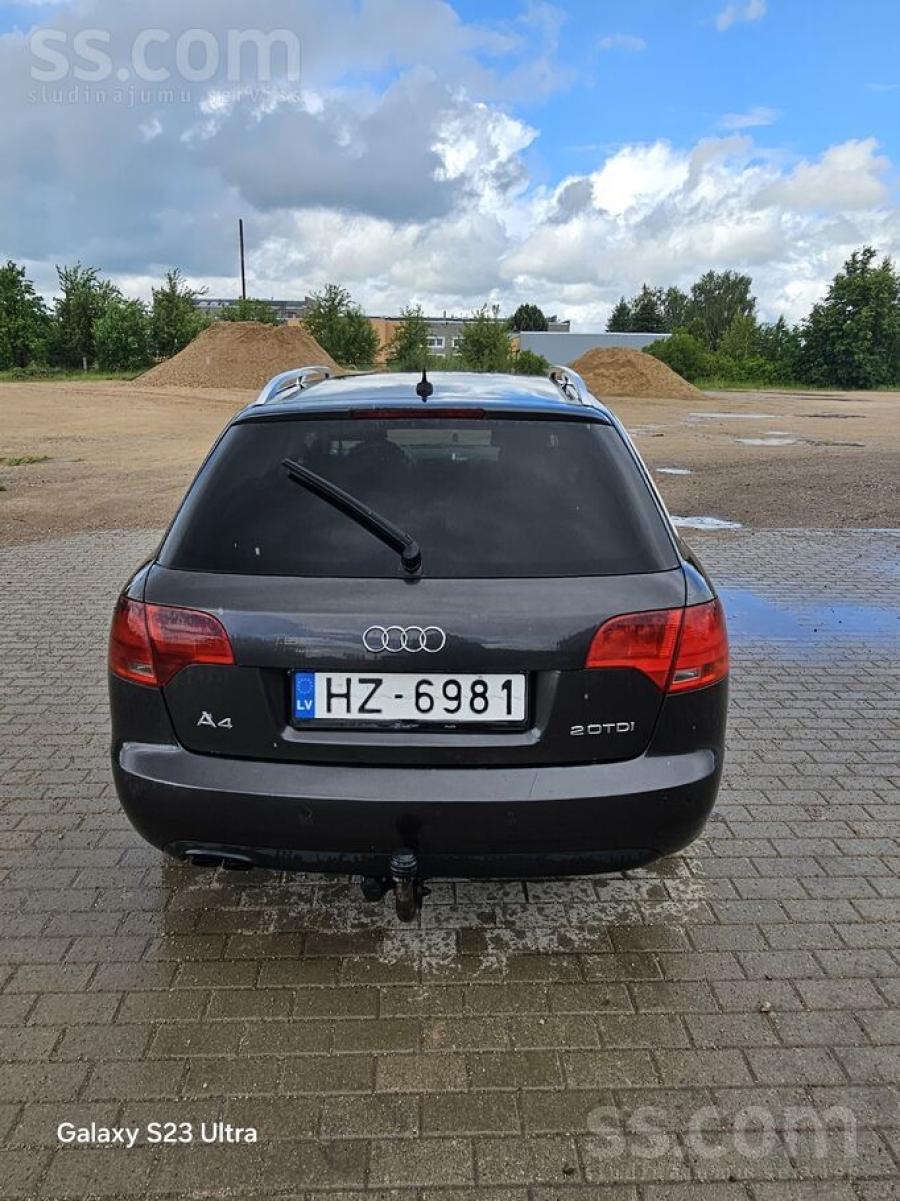 Pelēks Audi A4 2007 Saldus, ar dzinēja tilpumu 2.00 L un nobraukumu 381 tūkst. km par 2900 €, foto 1 vietnē AUTOMOTO.COM.LV