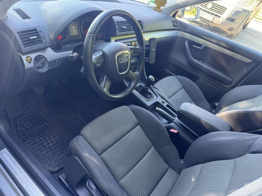 Pelēks Audi A4 2007 Kauņa, ar dzinēja tilpumu 2.70 L un nobraukumu 360 tūkst. km par 2550 €, foto 10 vietnē AUTOMOTO.COM.LV