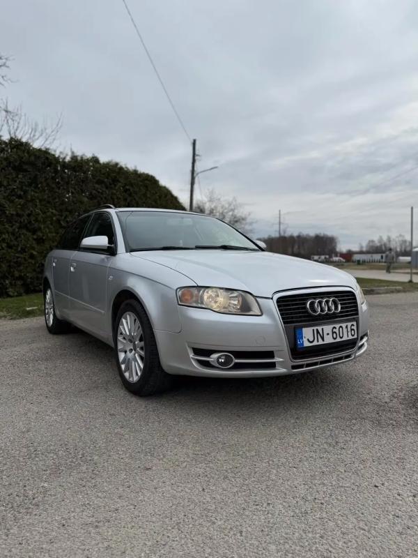 Grey Audi A4 2007 in Riga, with an engine capacity of 2.70 L and mileage of 372 thousand km for 2300 €, photo 1 on AUTOMOTO.COM.LV