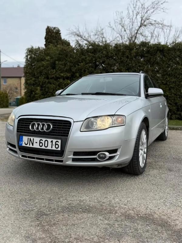 Grey Audi A4 2007 in Riga, with an engine capacity of 2.70 L and mileage of 372 thousand km for 2300 €, photo 2 on AUTOMOTO.COM.LV