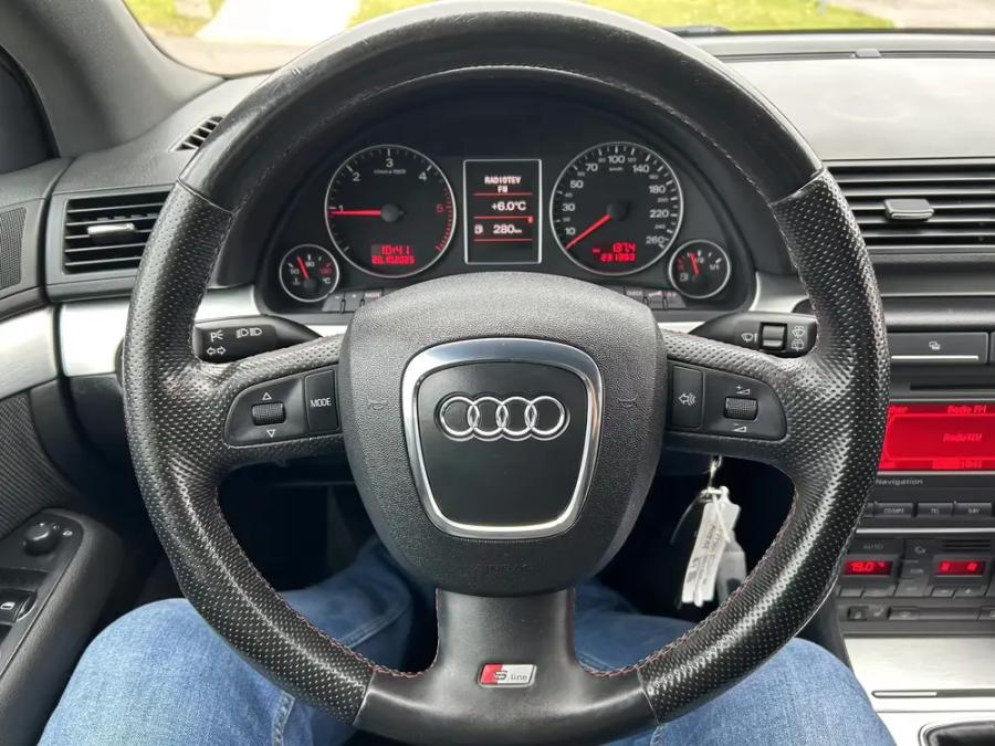 Pelēks Audi A4 2007 Limbaži, ar dzinēja tilpumu 2.00 L un nobraukumu 231 tūkst. km par 5250 €, foto 11 vietnē AUTOMOTO.COM.LV