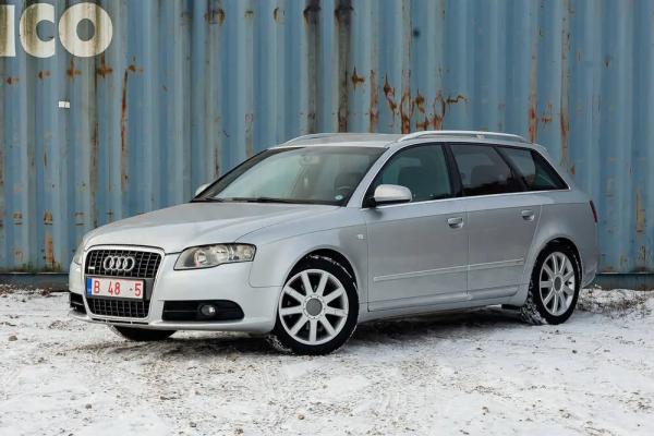 Grey Audi A4 2007 in Riga, with an engine capacity of 2.00 L and mileage of 260 thousand km for 3995 €, photo 3 on AUTOMOTO.COM.LV