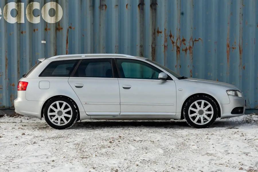 Grey Audi A4 2007 in Riga, with an engine capacity of 2.00 L and mileage of 260 thousand km for 3995 €, photo 8 on AUTOMOTO.COM.LV