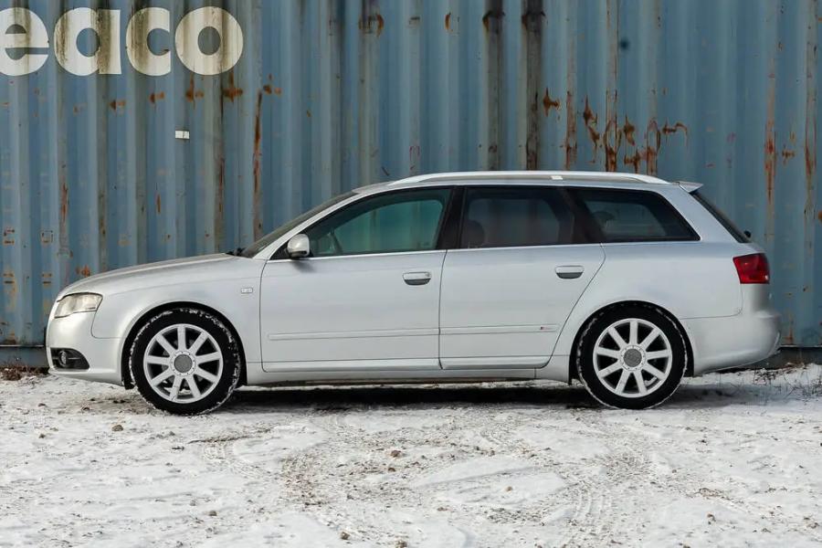Grey Audi A4 2007 in Riga, with an engine capacity of 2.00 L and mileage of 260 thousand km for 3995 €, photo 9 on AUTOMOTO.COM.LV