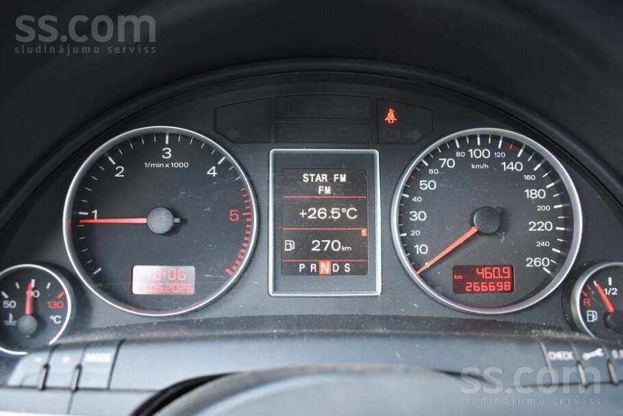Pelēks Audi A4 2007 Kuldīga, ar dzinēja tilpumu 2.00 L un nobraukumu 0 tūkst. km par 3990 €, foto 13 vietnē AUTOMOTO.COM.LV
