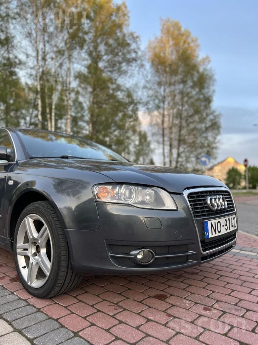 Pelēks Audi A4 2007 Rīga, ar dzinēja tilpumu 2.00 L un nobraukumu 267 tūkst. km par 2900 €, foto 1 vietnē AUTOMOTO.COM.LV