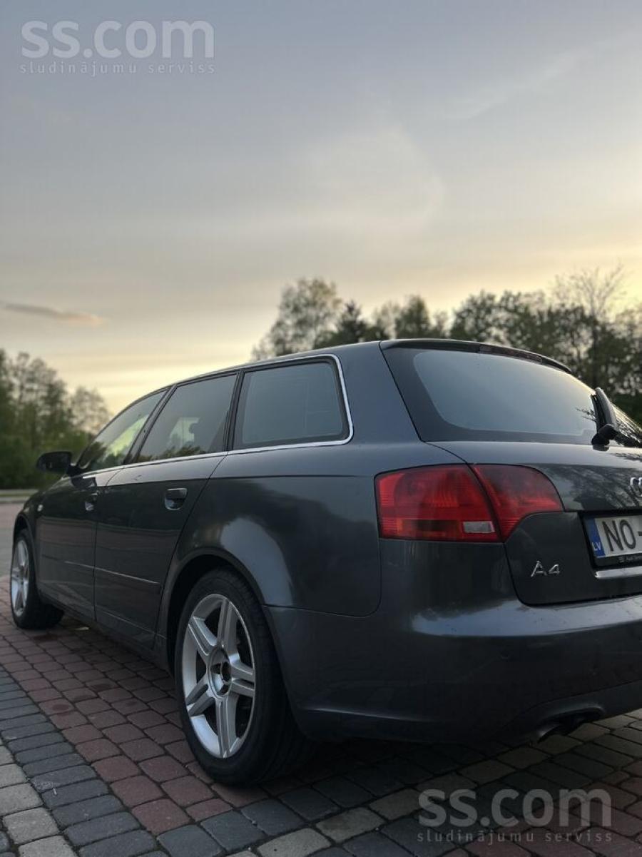 Pelēks Audi A4 2007 Rīga, ar dzinēja tilpumu 2.00 L un nobraukumu 267 tūkst. km par 2900 €, foto 4 vietnē AUTOMOTO.COM.LV