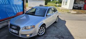 Pelēks Audi A4 2007 Viļņa, ar dzinēja tilpumu 2.00 L un nobraukumu 222 tūkst. km par 2500 €, foto  vietnē AUTOMOTO.COM.LV