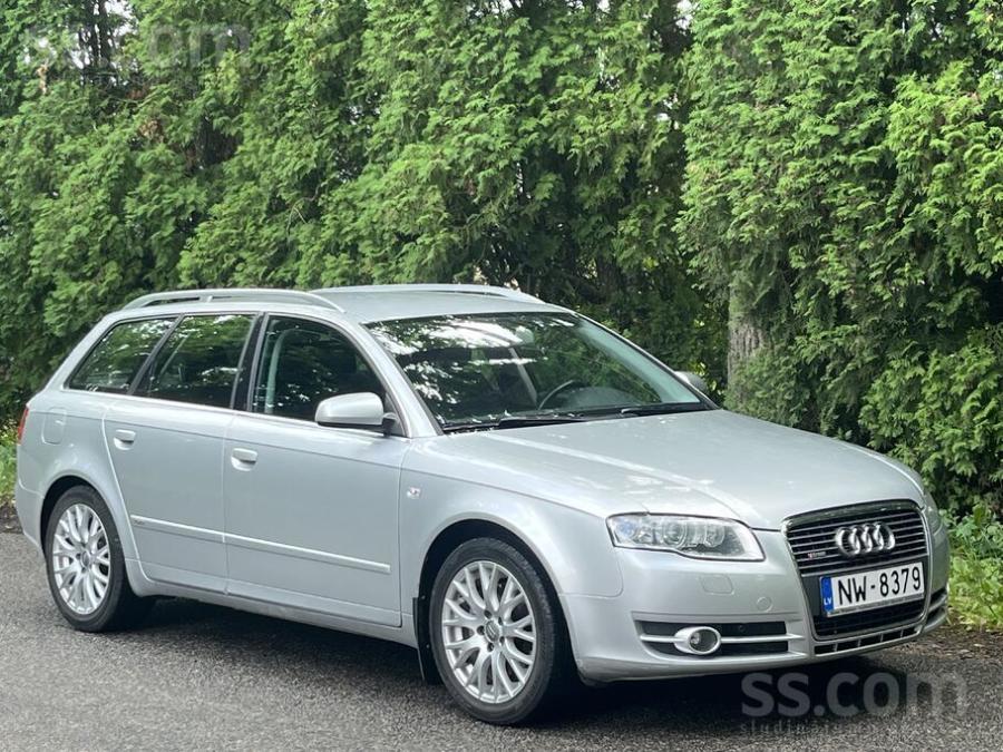 Grey Audi A4 2007 in Valmiera, with an engine capacity of 2.00 L and mileage of 0 thousand km for 2900 €, photo 1 on AUTOMOTO.COM.LV