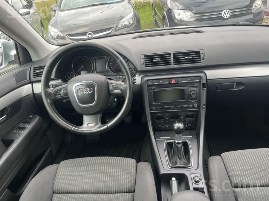 Grey Audi A4 2007 in Valmiera, with an engine capacity of 2.00 L and mileage of 0 thousand km for 2900 €, photo 8 on AUTOMOTO.COM.LV