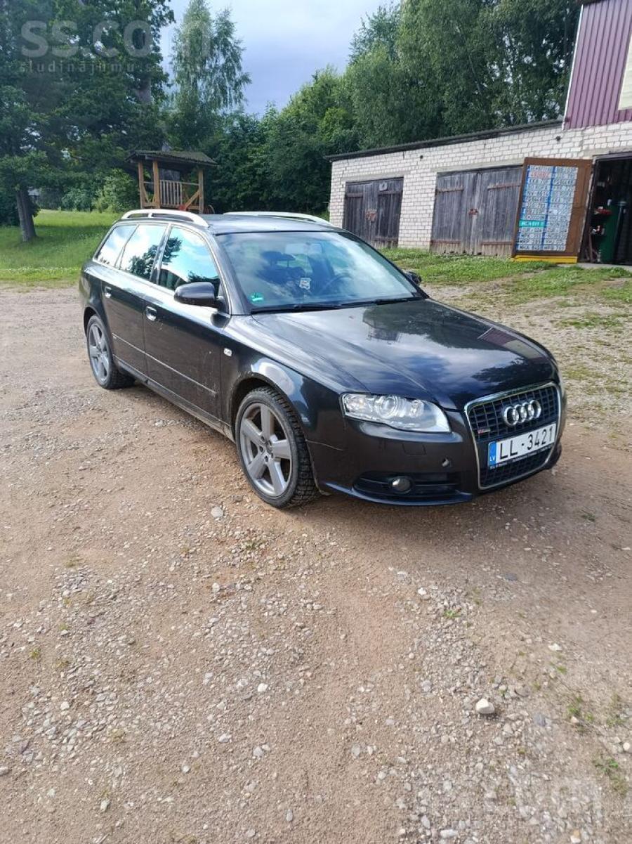 Grey Audi A4 2007 in Kraslava, with an engine capacity of 2.00 L and mileage of 322 thousand km for 2500 €, photo 1 on AUTOMOTO.COM.LV