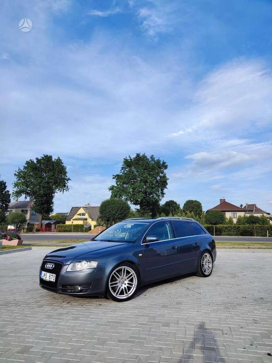 Grey Audi A4 2007 in Kaunas, with an engine capacity of 1.99 L and mileage of 292 thousand km for 2500 €, photo 1 on AUTOMOTO.COM.LV