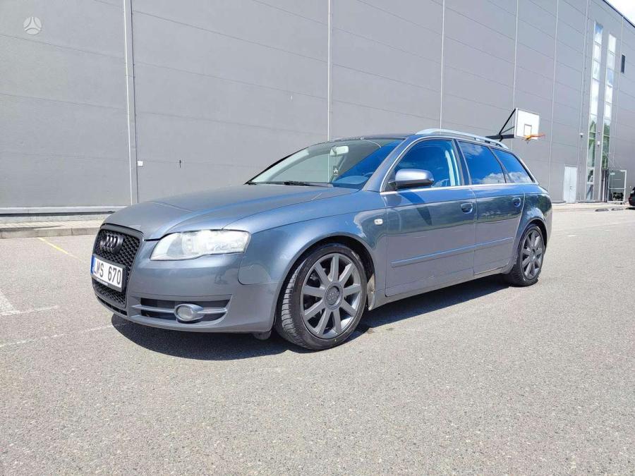Grey Audi A4 2007 in Kaunas, with an engine capacity of 1.99 L and mileage of 292 thousand km for 2500 €, photo 3 on AUTOMOTO.COM.LV