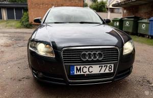 Grey Audi A4 2007 in Kaunas, with an engine capacity of 1.99 L and mileage of 318 thousand km for 3250 €, photo 7 on AUTOMOTO.COM.LV