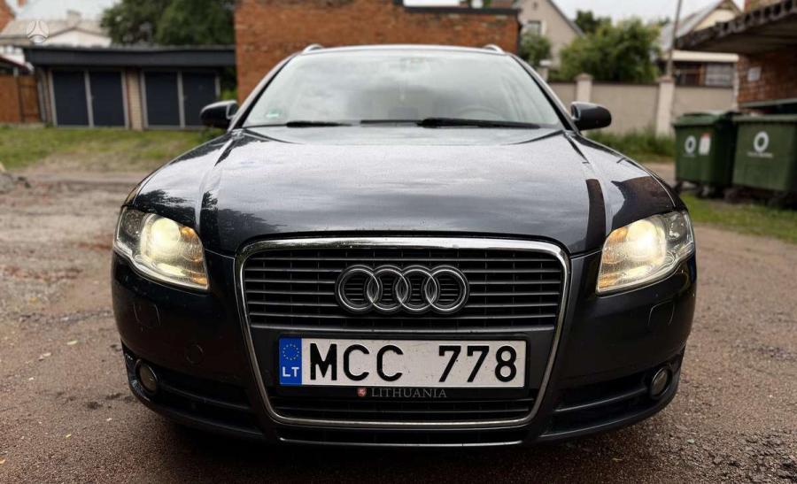Grey Audi A4 2007 in Kaunas, with an engine capacity of 1.99 L and mileage of 318 thousand km for 3250 €, photo 8 on AUTOMOTO.COM.LV