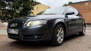 Grey Audi A4 2007 in Kaunas, with an engine capacity of 1.99 L and mileage of 318 thousand km for 3250 €, photo 9 on AUTOMOTO.COM.LV