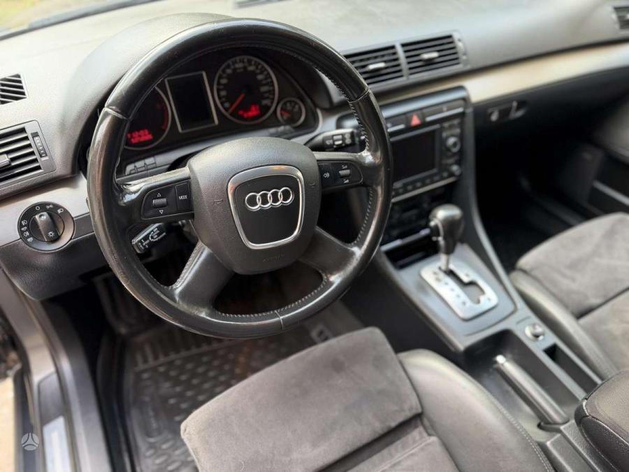 Grey Audi A4 2007 in Kaunas, with an engine capacity of 1.99 L and mileage of 318 thousand km for 3250 €, photo 28 on AUTOMOTO.COM.LV