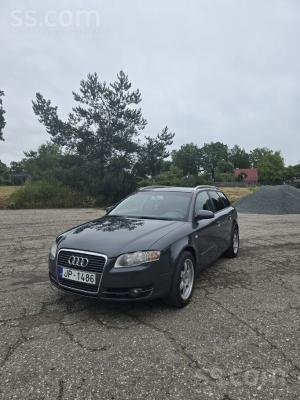 Grey Audi A4 2007 in Riga, with an engine capacity of 2.00 L and mileage of 357 thousand km for 2750 €, photo  on AUTOMOTO.COM.LV