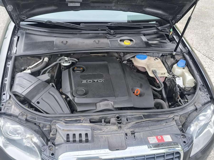 Grey Audi A4 2007 in Plunge, with an engine capacity of 1.99 L and mileage of 370 thousand km for 2500 €, photo 10 on AUTOMOTO.COM.LV