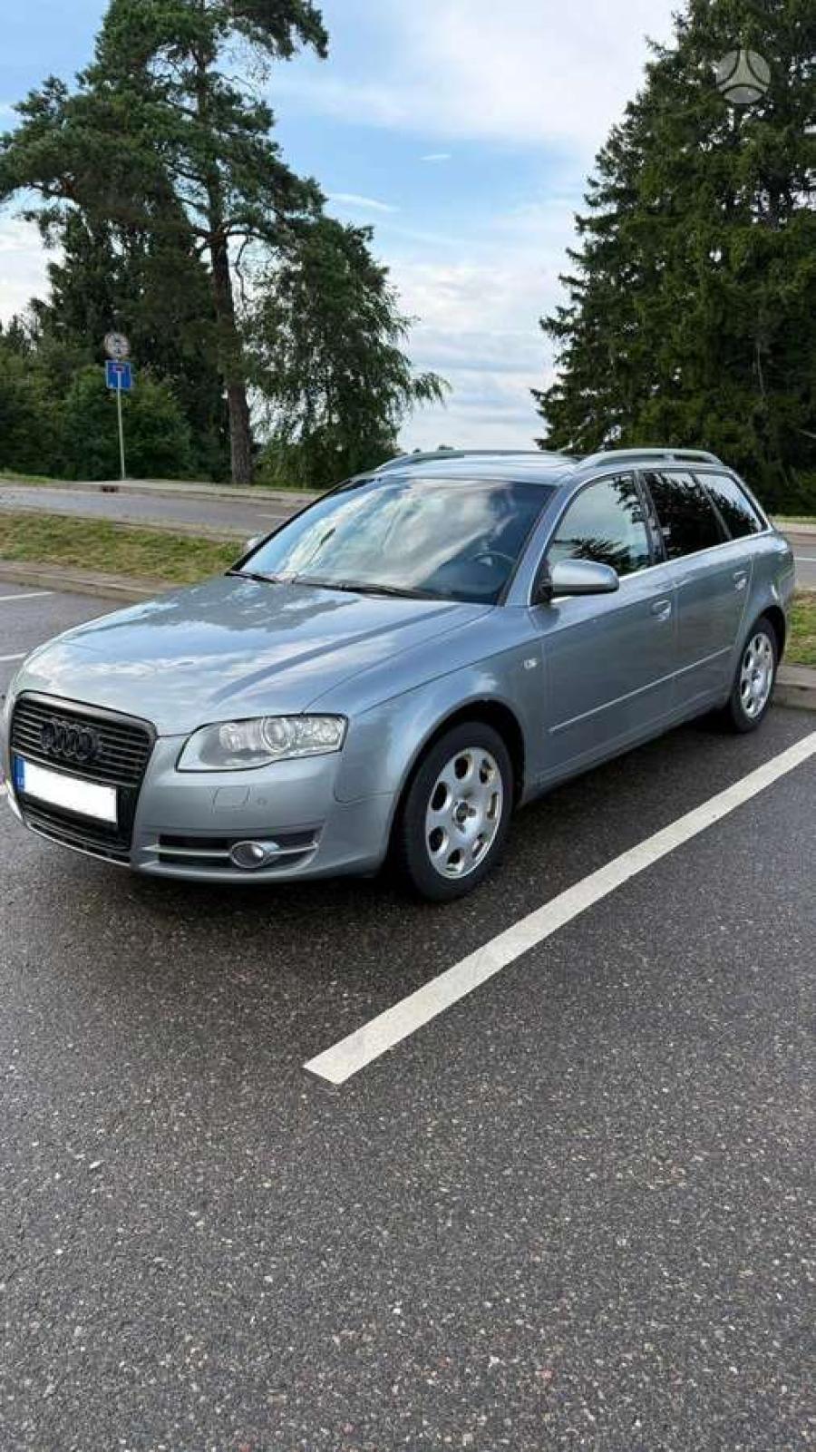 Grey Audi A4 2007 in Vilnius, with an engine capacity of 1.97 L and mileage of 349 thousand km for 3200 €, photo 1 on AUTOMOTO.COM.LV