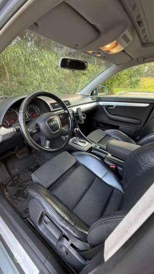 Grey Audi A4 2007 in Vilnius, with an engine capacity of 1.97 L and mileage of 349 thousand km for 3200 €, photo 10 on AUTOMOTO.COM.LV