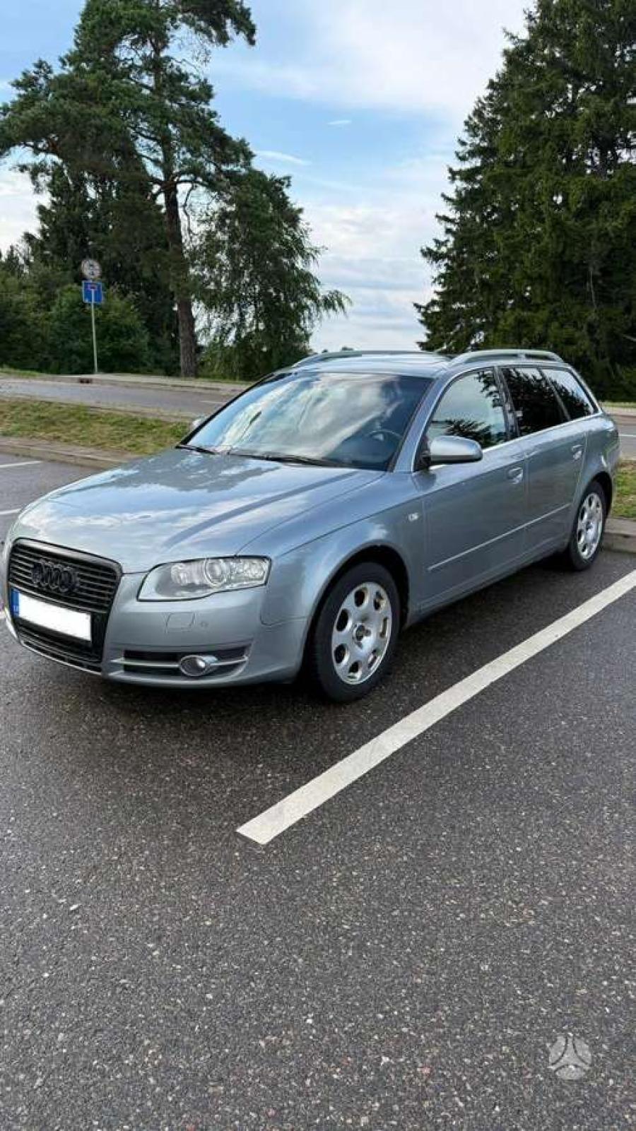 Grey Audi A4 2007 in Vilnius, with an engine capacity of 1.97 L and mileage of 349 thousand km for 3200 €, photo 15 on AUTOMOTO.COM.LV
