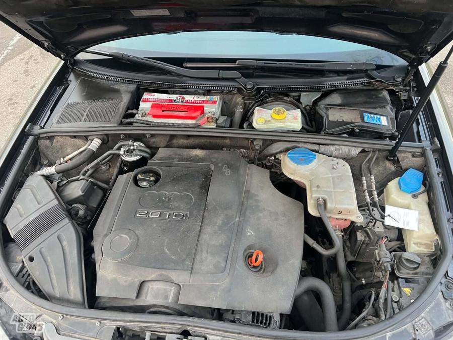 Grey Audi A4 2007 in Panevezys, with an engine capacity of 2.00 L and mileage of 321 thousand km for 2100 €, photo 9 on AUTOMOTO.COM.LV