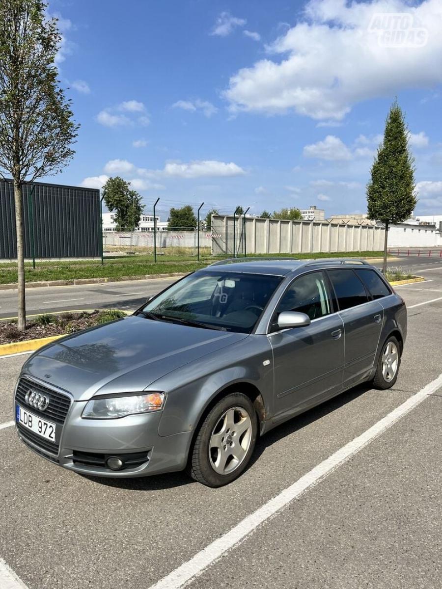 Pelēks Audi A4 2007 Kauņa, ar dzinēja tilpumu 1.90 L un nobraukumu 288 tūkst. km par 1500 €, foto 1 vietnē AUTOMOTO.COM.LV