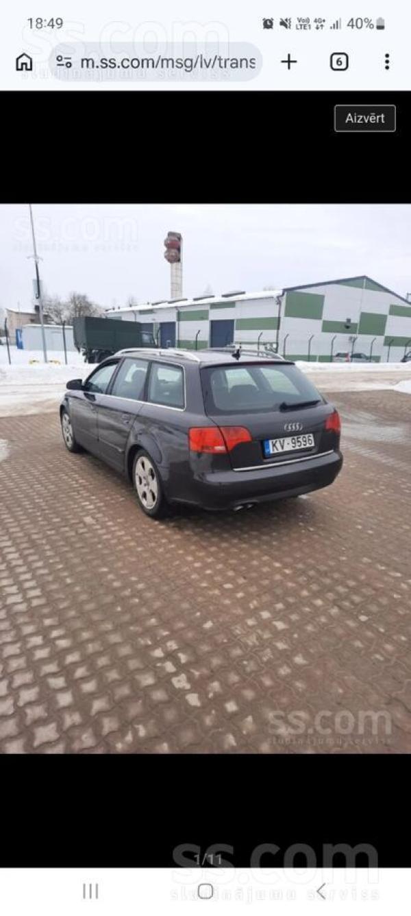 Pelēks Audi A4 2007 Preiļi, ar dzinēja tilpumu 2.00 L un nobraukumu 342 tūkst. km par 3000 €, foto 1 vietnē AUTOMOTO.COM.LV