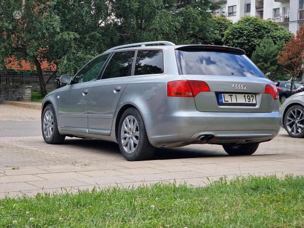 Серый Ауди А4 2007 в Вильнюс, объемом двигателя 1.99 л и пробегом 307 тыс. км за 3250 €, фото 5 на AUTOMOTO.COM.LV