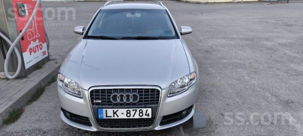 Grey Audi A4 2007 in Riga, with an engine capacity of 2.00 L and mileage of 376 thousand km for 2500 €, photo 1 on AUTOMOTO.COM.LV