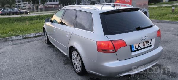 Grey Audi A4 2007 in Riga, with an engine capacity of 2.00 L and mileage of 376 thousand km for 2500 €, photo 2 on AUTOMOTO.COM.LV