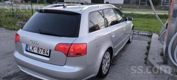 Grey Audi A4 2007 in Riga, with an engine capacity of 2.00 L and mileage of 376 thousand km for 2500 €, photo 3 on AUTOMOTO.COM.LV