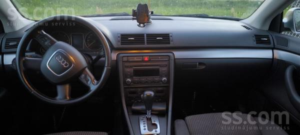 Grey Audi A4 2007 in Riga, with an engine capacity of 2.00 L and mileage of 376 thousand km for 2500 €, photo 7 on AUTOMOTO.COM.LV