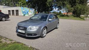 Grey Audi A4 2007 in Valmiera, with an engine capacity of 2.00 L and mileage of 407 thousand km for 3500 €, photo 4 on AUTOMOTO.COM.LV