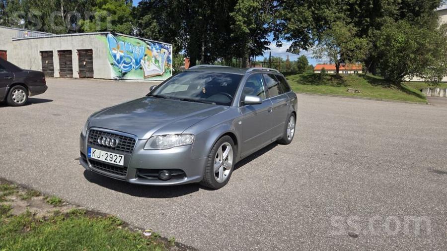 Grey Audi A4 2007 in Valmiera, with an engine capacity of 2.00 L and mileage of 407 thousand km for 3500 €, photo 4 on AUTOMOTO.COM.LV