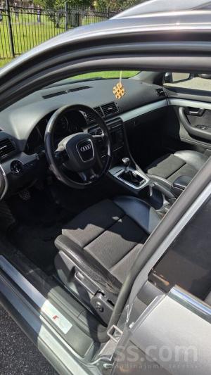 Grey Audi A4 2007 in Valmiera, with an engine capacity of 2.00 L and mileage of 407 thousand km for 3500 €, photo 5 on AUTOMOTO.COM.LV