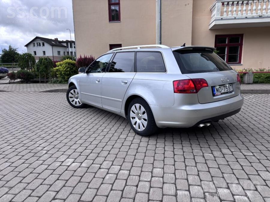 Pelēks Audi A4 2007 Bauska, ar dzinēja tilpumu 2.00 L un nobraukumu 339 tūkst. km par 1900 €, foto 4 vietnē AUTOMOTO.COM.LV